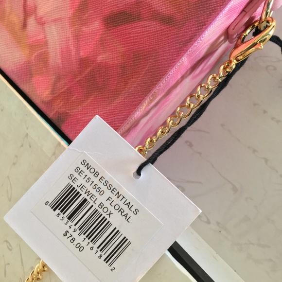 Snob Essentials | Bags | Snob Essentials Pink Canvas Jewel Box 78 ...